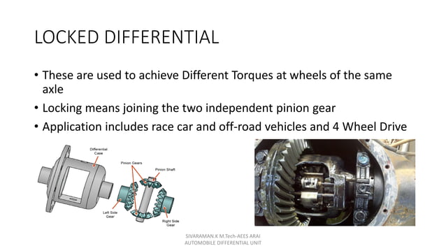 Automobile Differential Unit | PDF