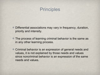 Differential association theory brian cunningham | PPT