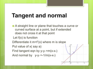 Differential calculus | PPTX