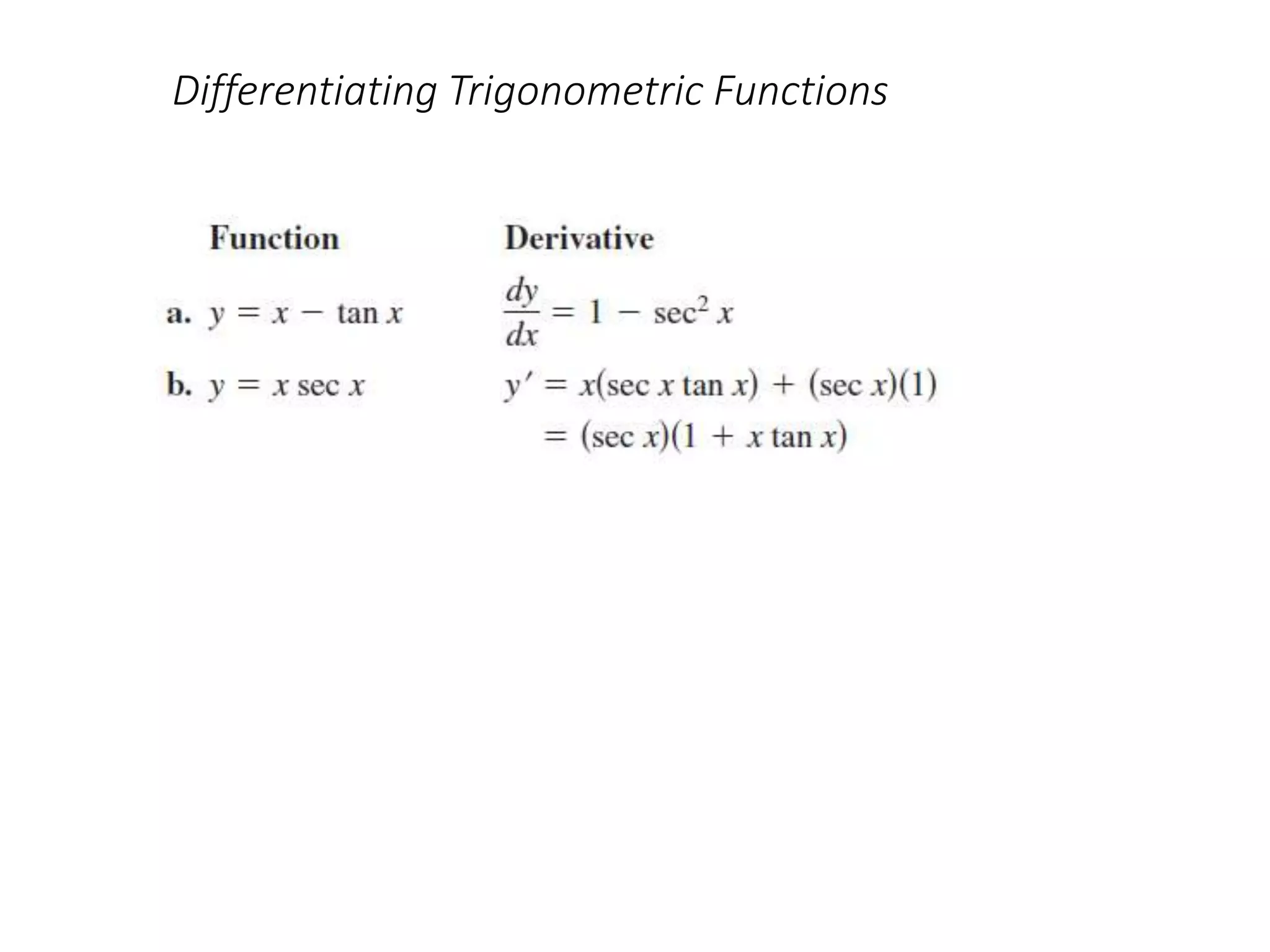Differential calculus | PPT