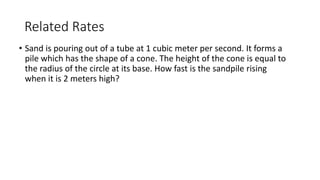 Differential Calculus application of calculus | PPTX