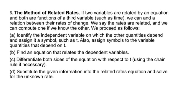 Differential Calculus application of calculus | PPTX | Physics | Science