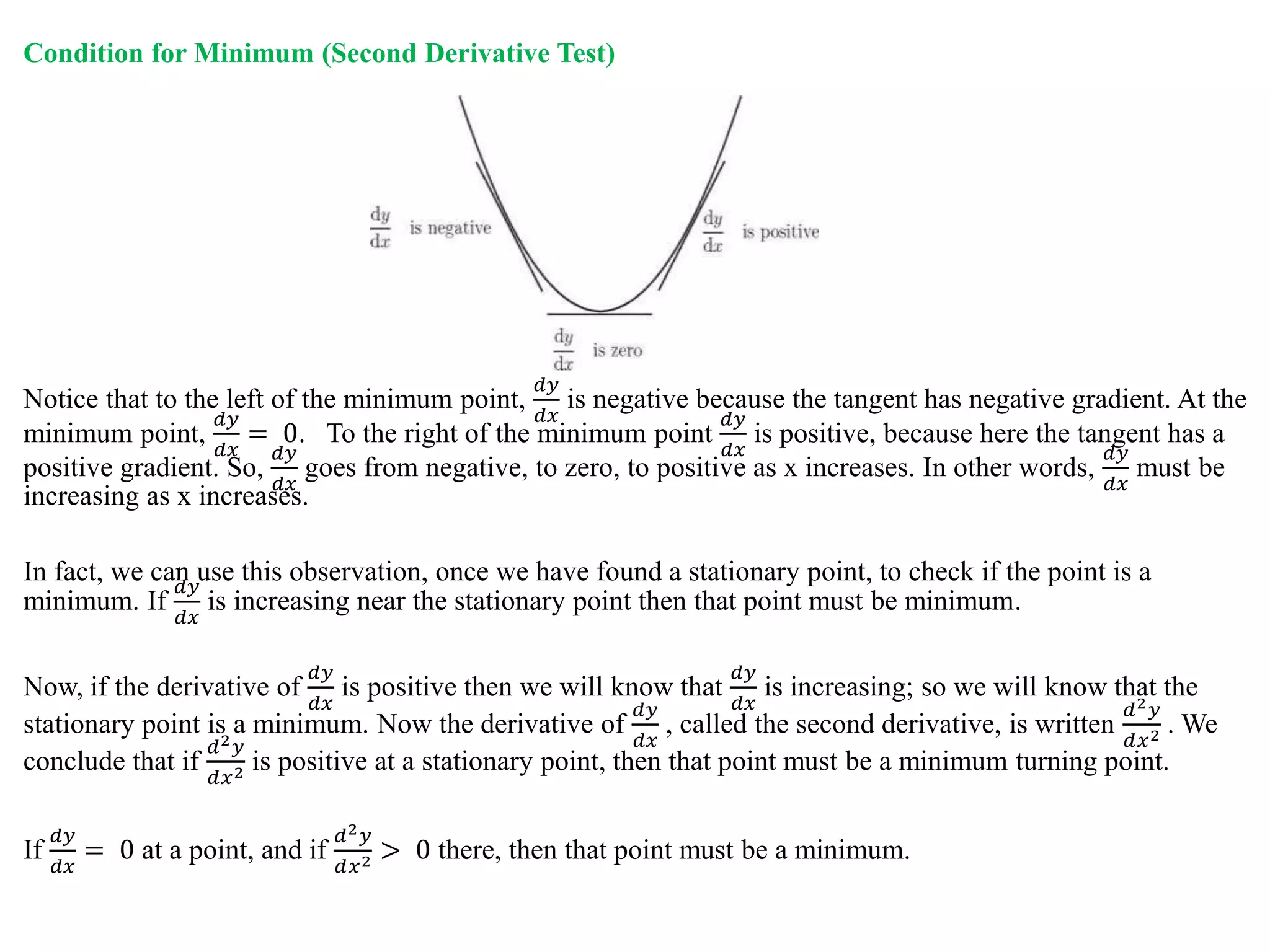 Differential calculus maxima minima | PPTX