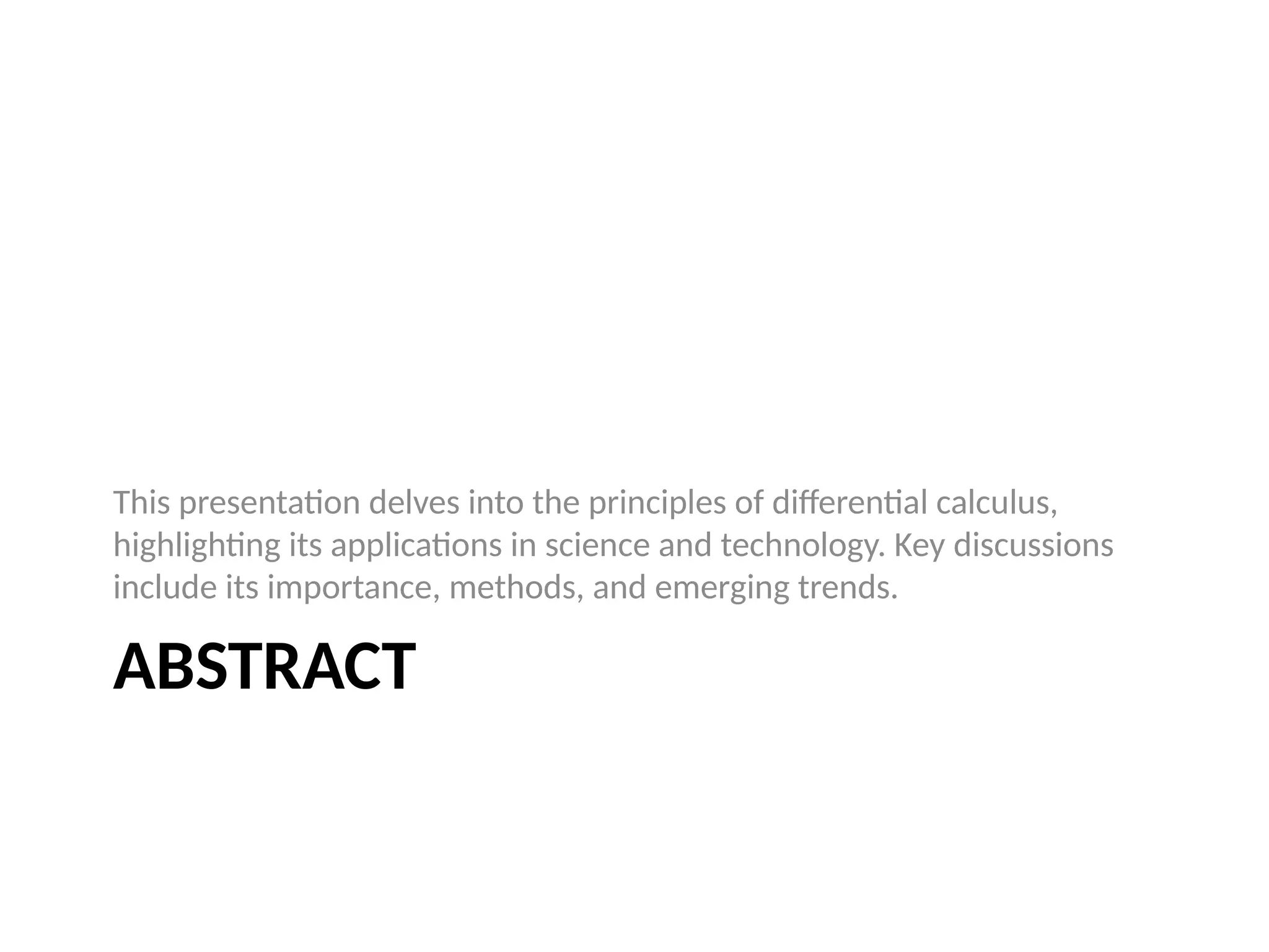 Differential Calculus Presmentation Pptx