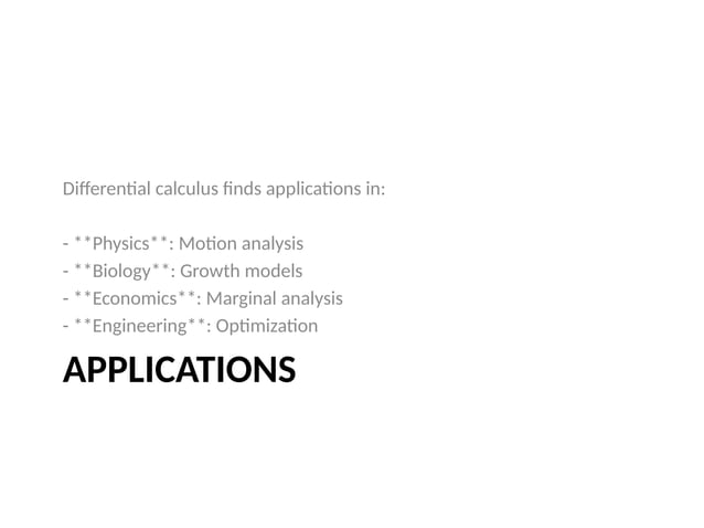 Differential Calculus Presmentation Pptx