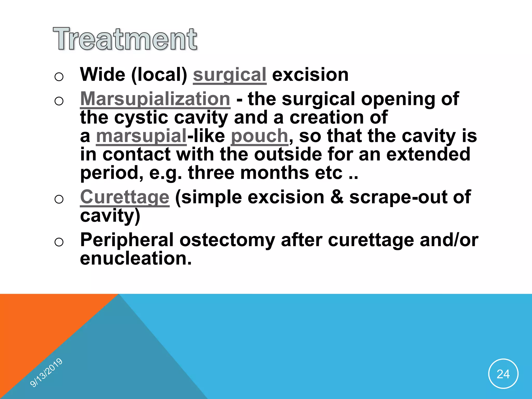 Differential diagnoses and management of mandibular radiolucent lesions ...