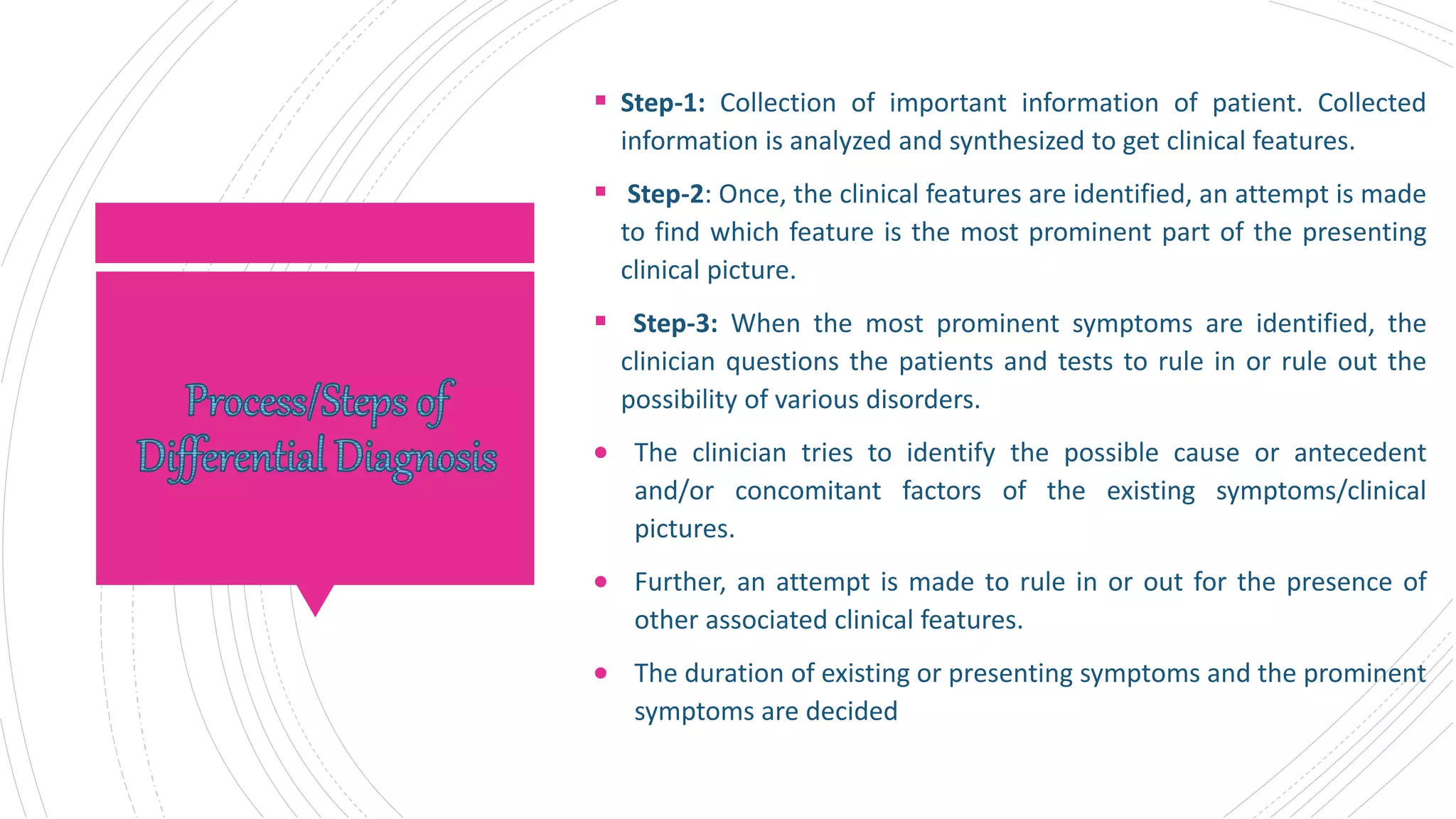 Differential diagnosis | PPTX