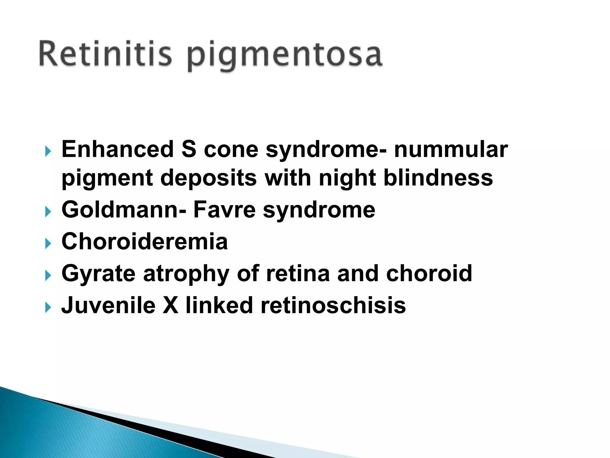 Differential diagnosis retina | PPTX | Eye and Vision Conditions ...