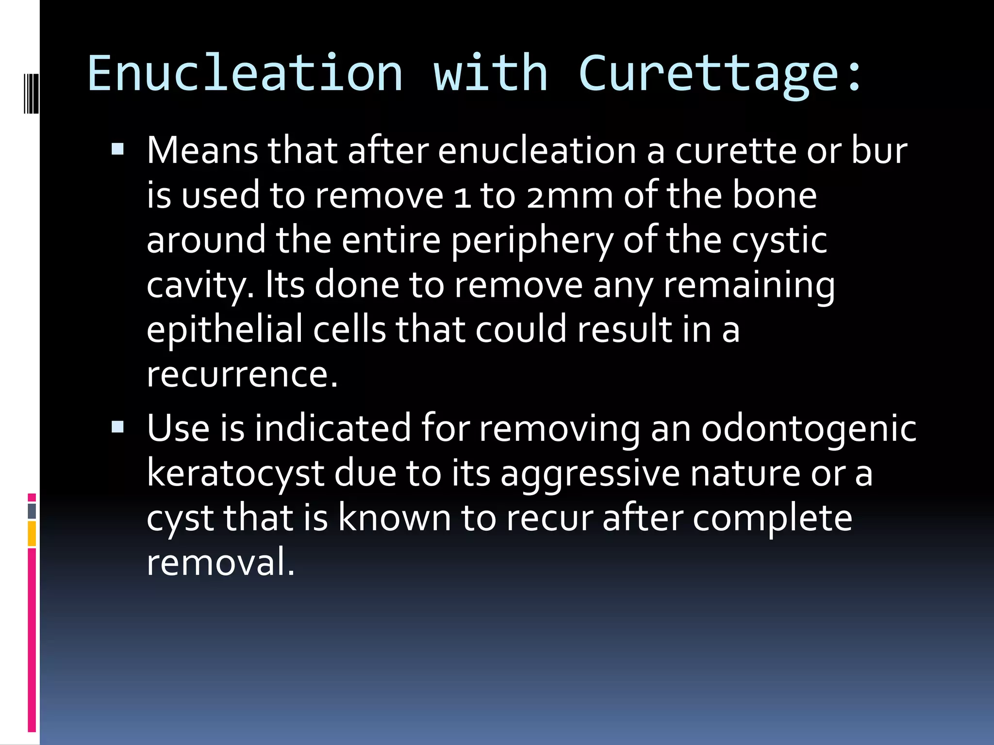 Differential diagnosis and management of radiolucent lesions | PPTX