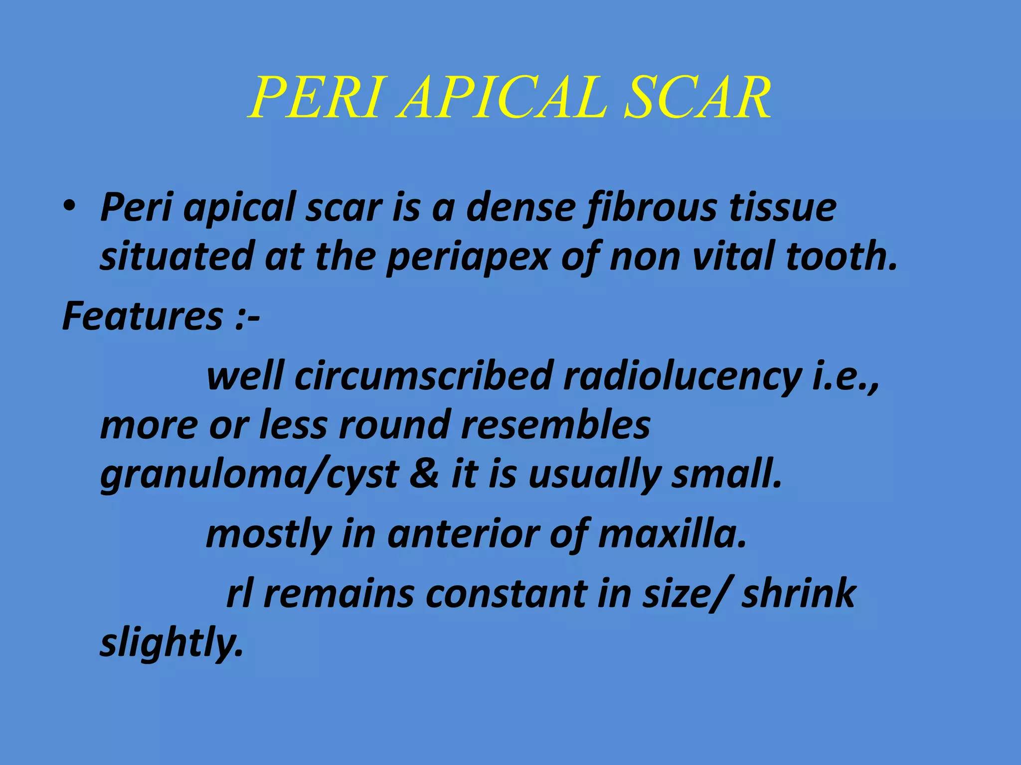 DIFFERENTIAL DIAGNOSIS FOR PERIAPICAL RADIOLUCENCY.pptx