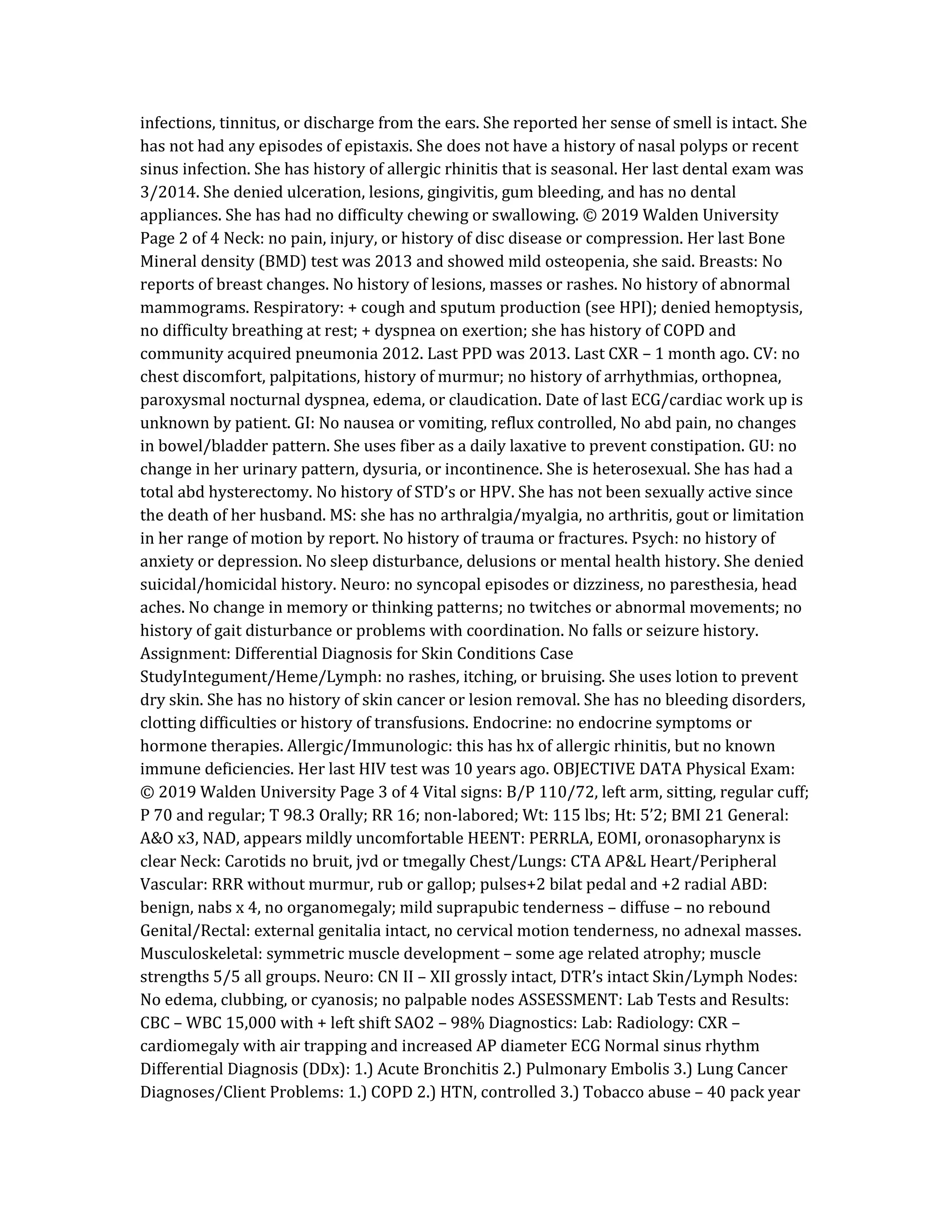 Differential Diagnosis for Skin Conditions Case Study.pdf