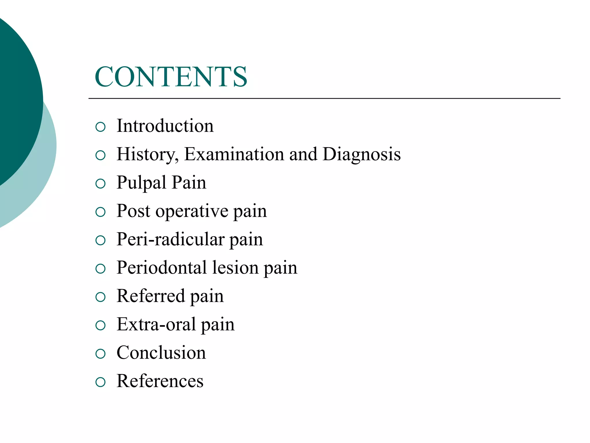 Differential Diagnosis in Endodontics | PPTX