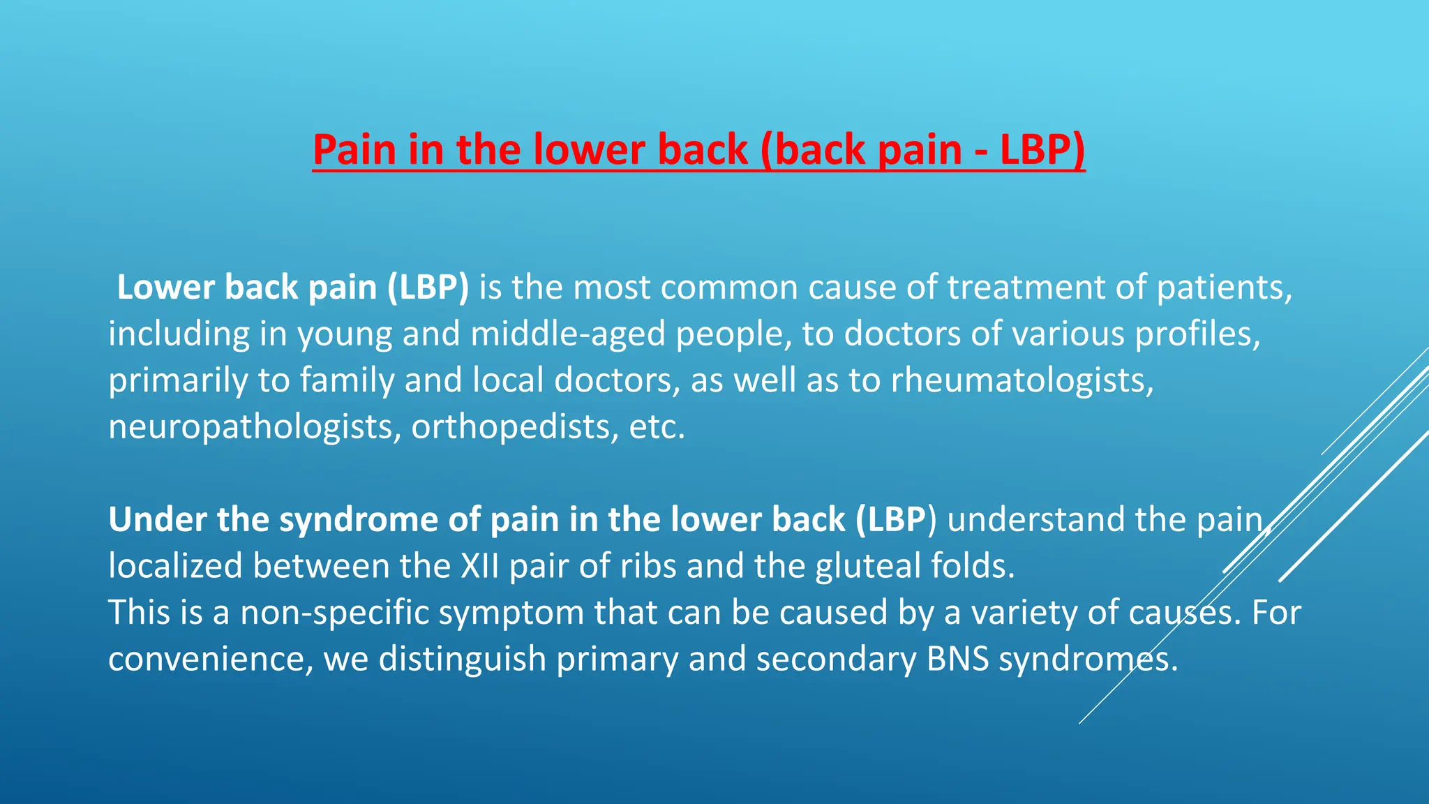Differential diagnosis of back painv.ppt