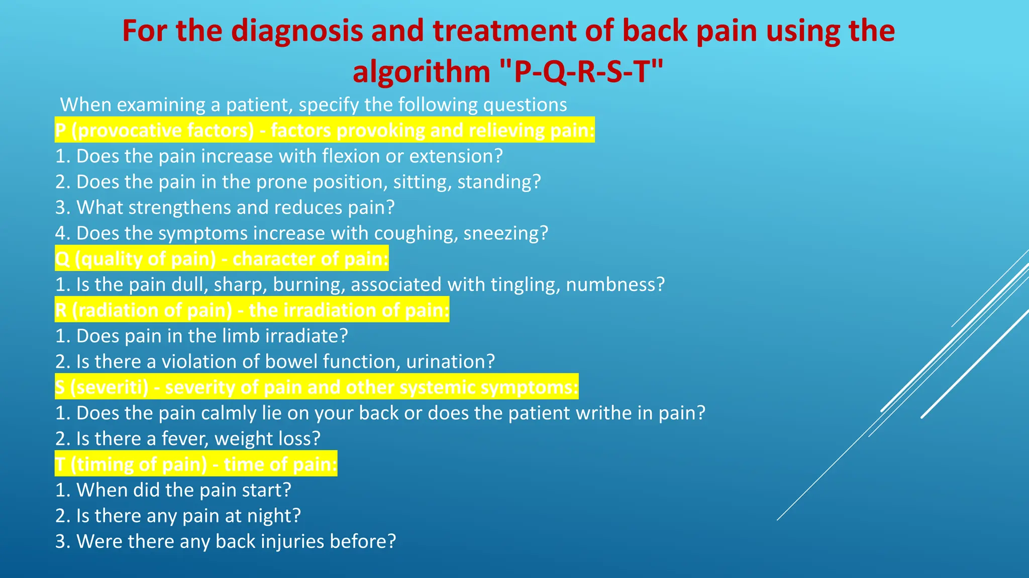Differential diagnosis of back painv.ppt