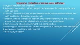 Differential diagnosis of back painv.ppt