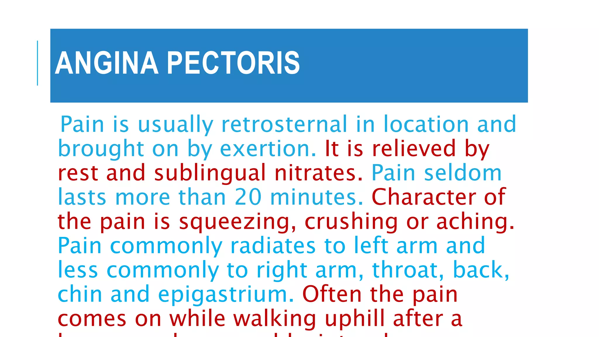 Differential diagnosis of chest pain | PPTX