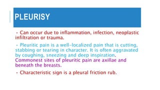 Differential diagnosis of chest pain | PPTX