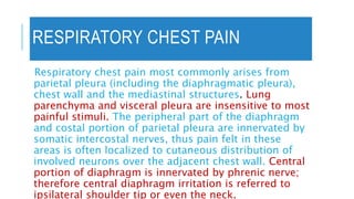 Differential diagnosis of chest pain | PPTX