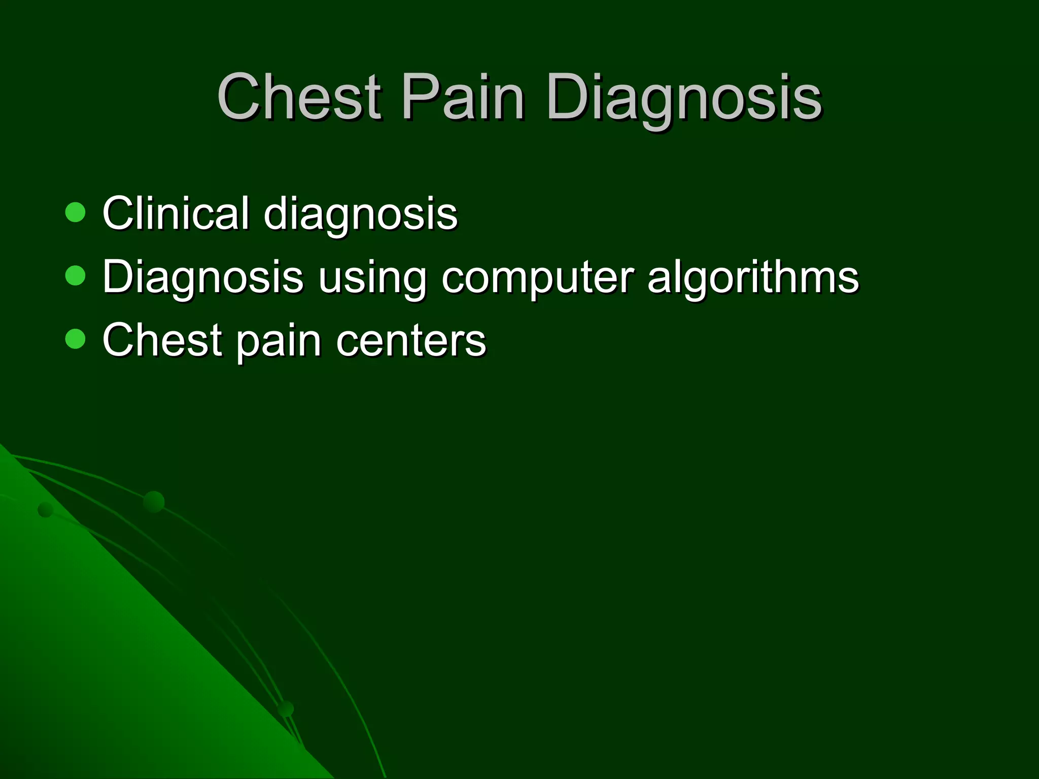 “Differential diagnosis of chest pain” by Dr Muhammad Farooque ...