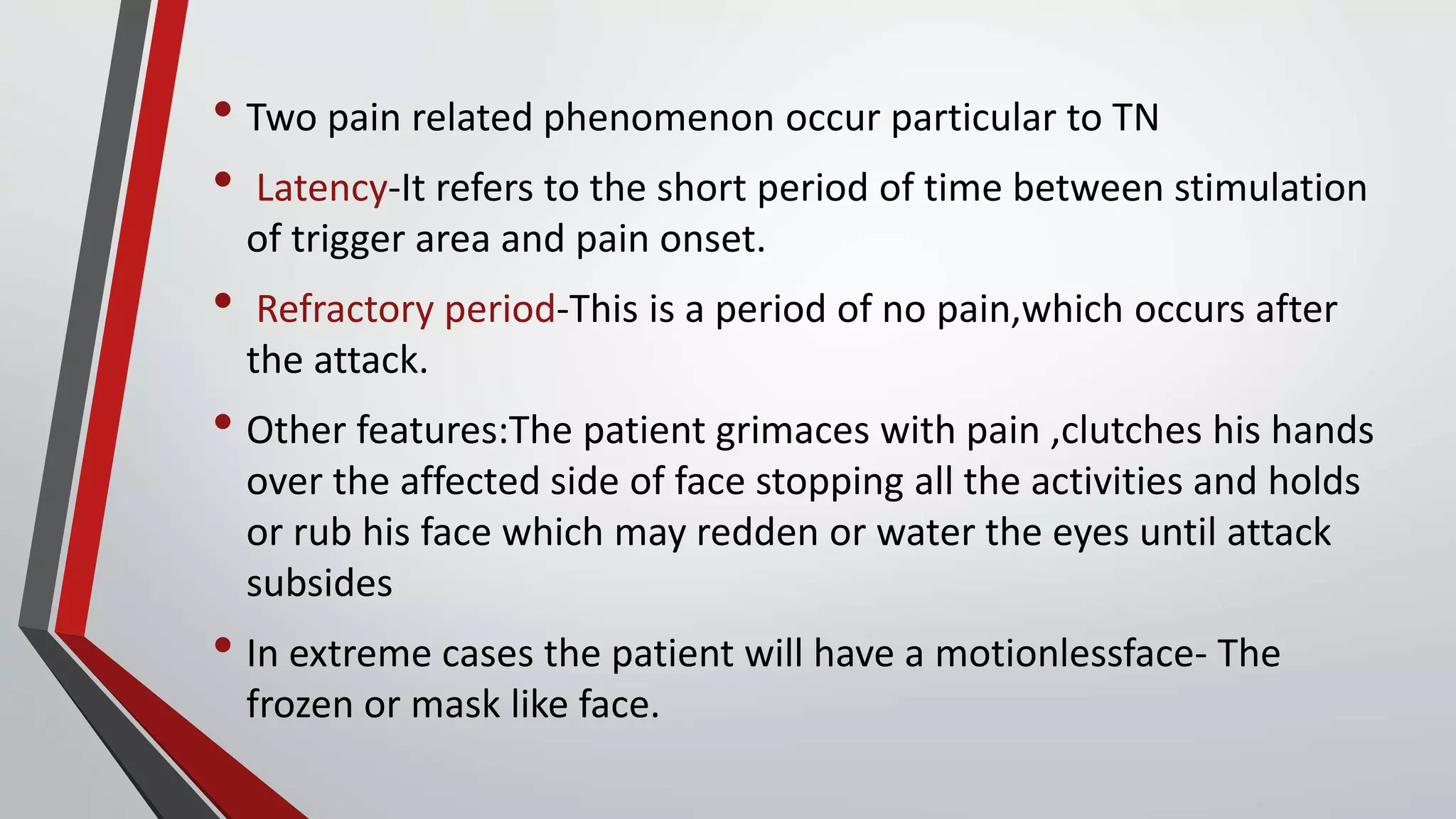 DIFFERENTIAL DIAGNOSIS OF CHRONIC UNILATERAL FACIAL PAIN ann ppt (1 ...