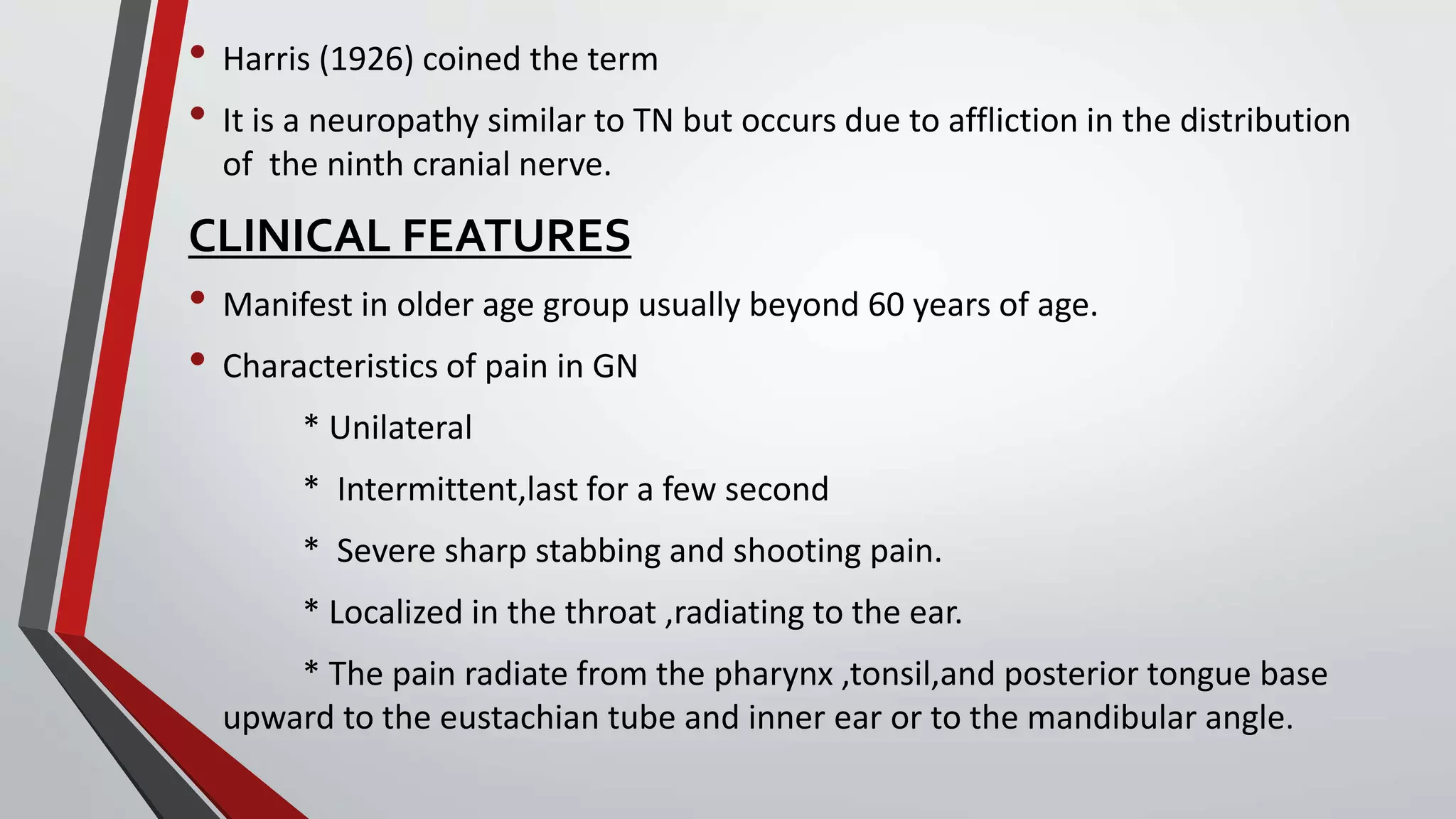DIFFERENTIAL DIAGNOSIS OF CHRONIC UNILATERAL FACIAL PAIN ann ppt (1).pptx | Dental Health ...