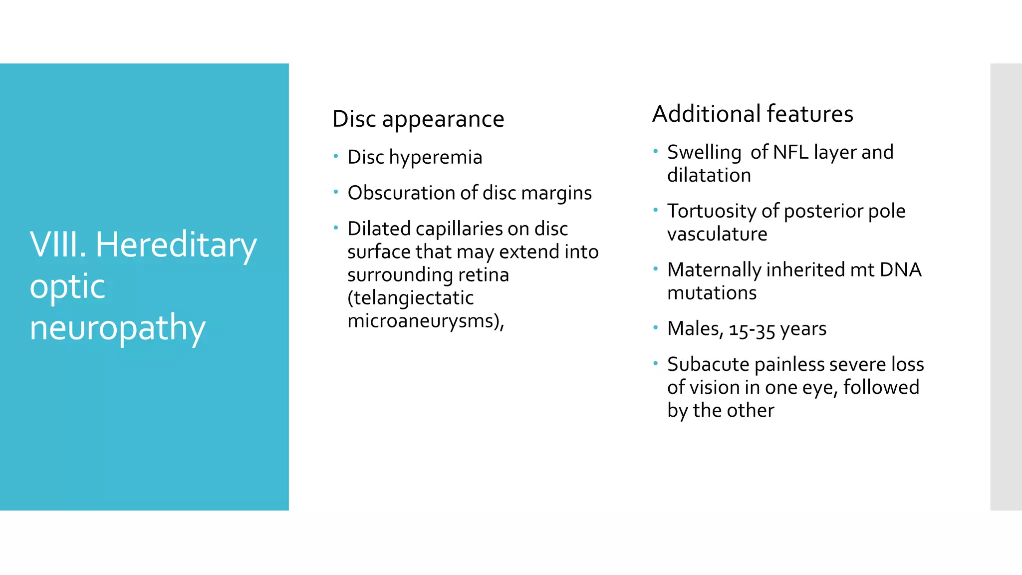 Differential Diagnosis of Disc Edema | PPTX