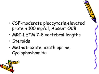 Differential diagnosis of LETM in adults | PPT
