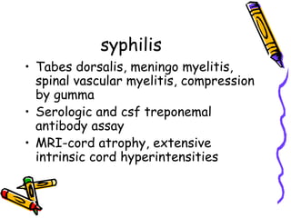Differential diagnosis of LETM in adults | PPT