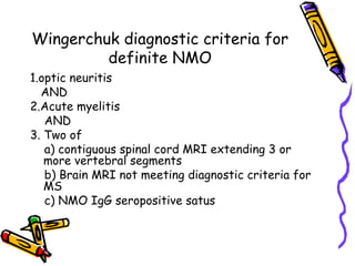 Differential diagnosis of LETM in adults | PPT