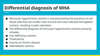 Differential diagnosis of MHC anemia.pptx