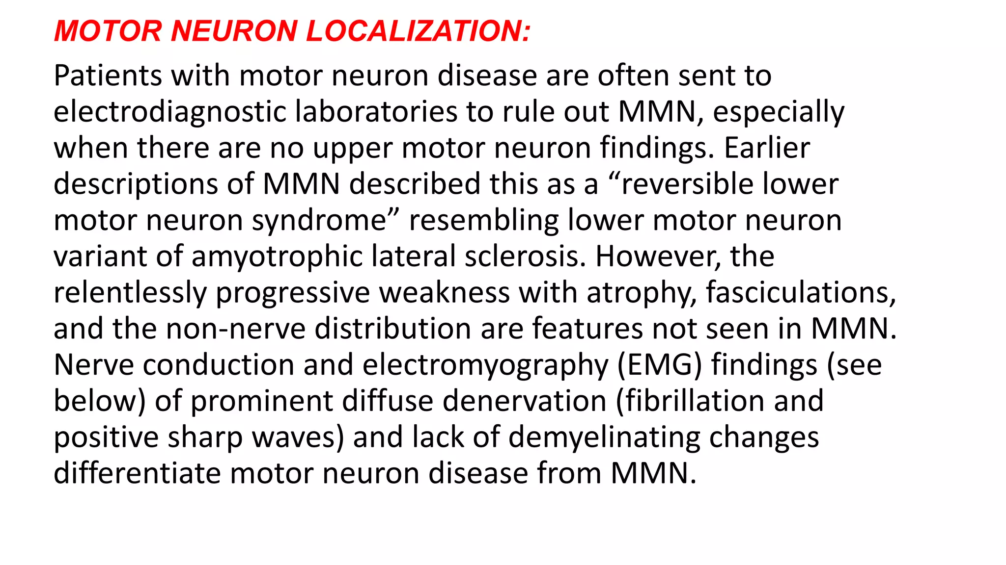 Differential diagnosis of motor lmn disorder | PPT