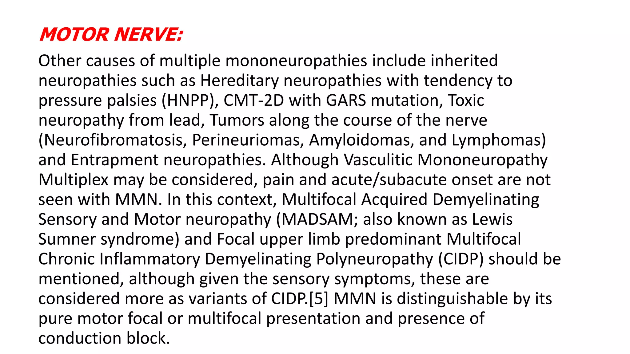 Differential diagnosis of motor lmn disorder | PPT