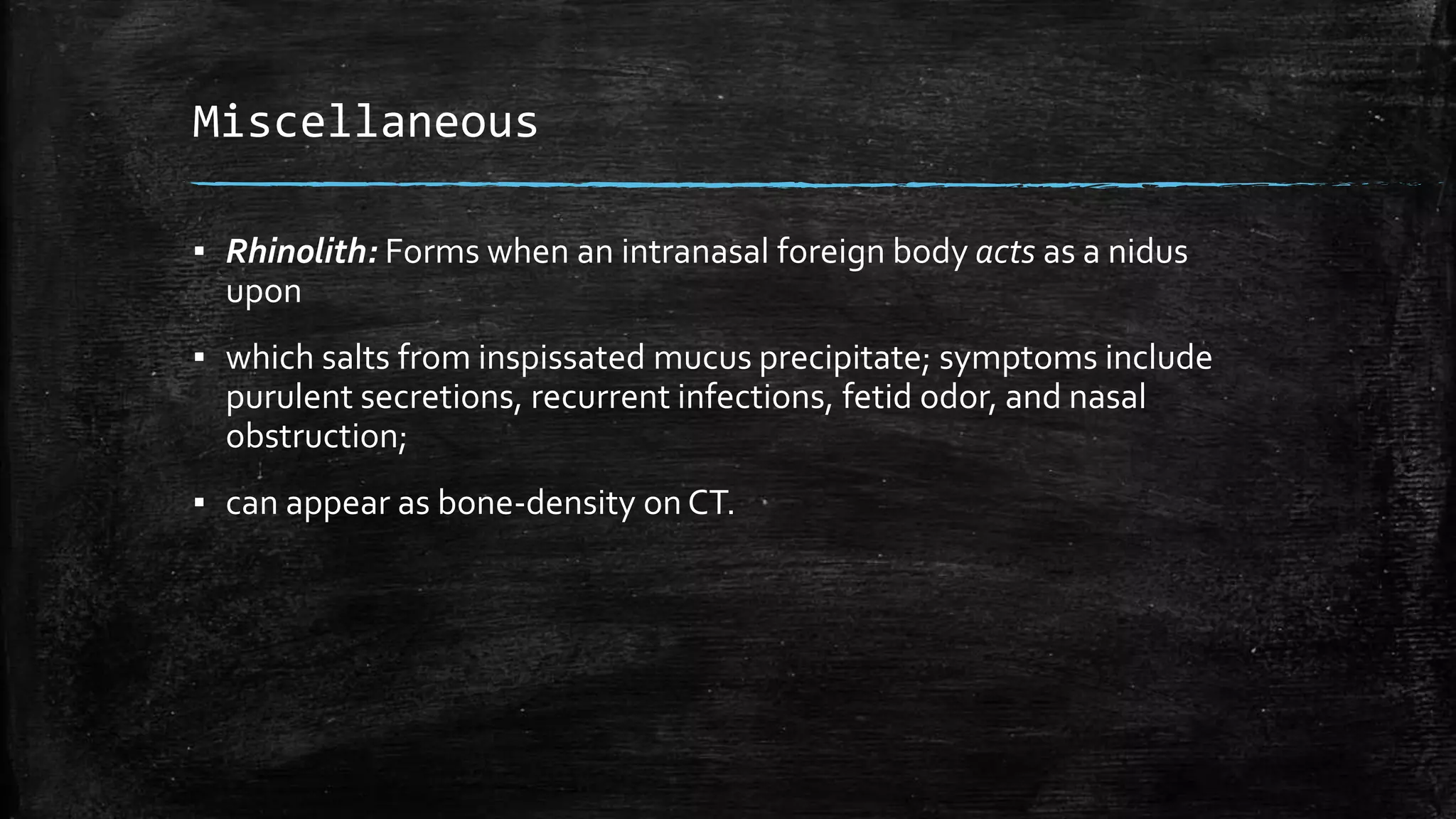 Differential diagnosis of nasal mass | PPTX