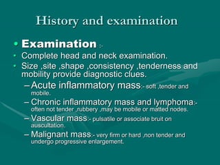 Differential diagnosis of neck mass.ppt