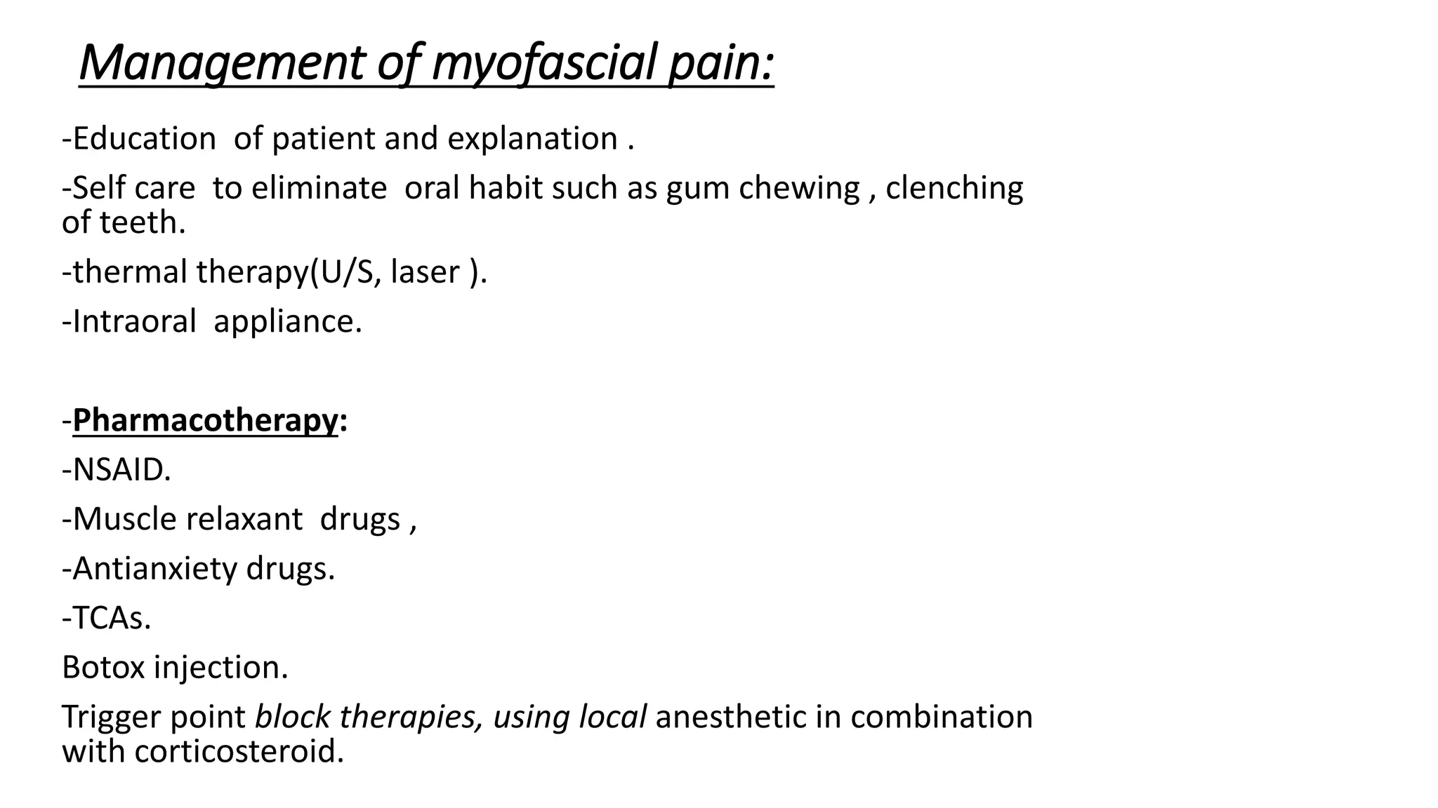 Differential diagnosis of orofacial pain | PPTX