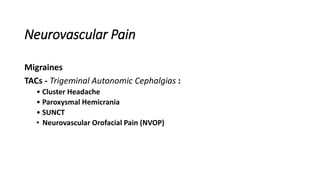 Differential diagnosis of orofacial pain | PPTX