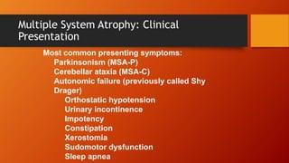 Differential diagnosis of parkinson's disease | PPTX