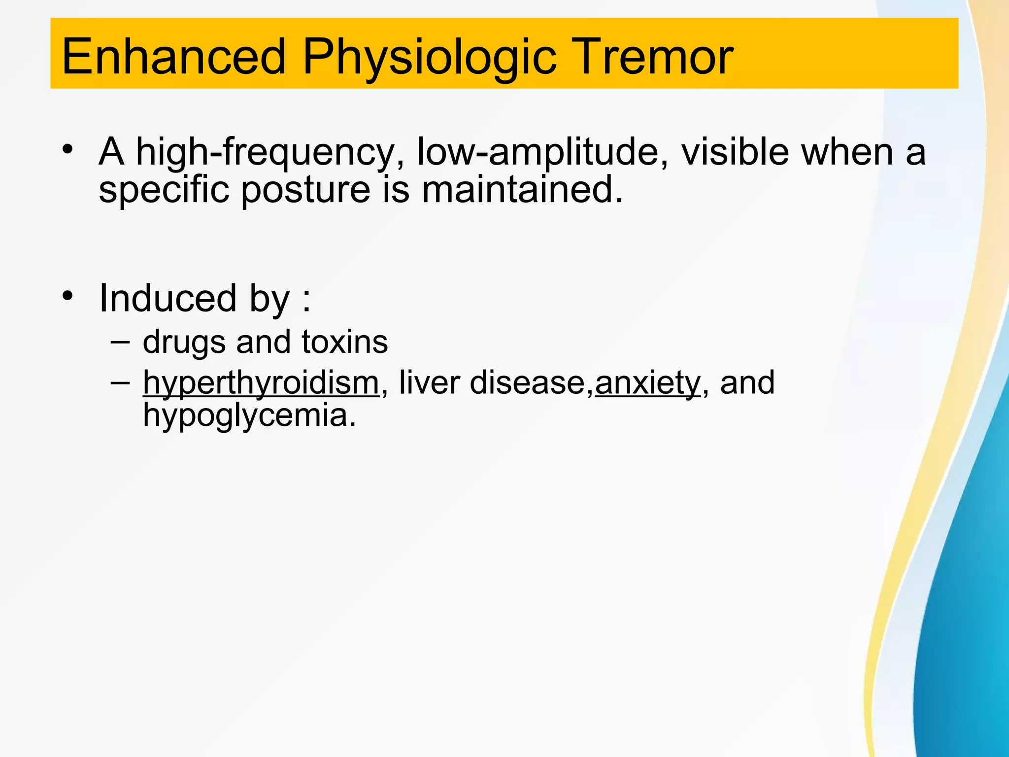 Differential diagnosis of tremors | PPT