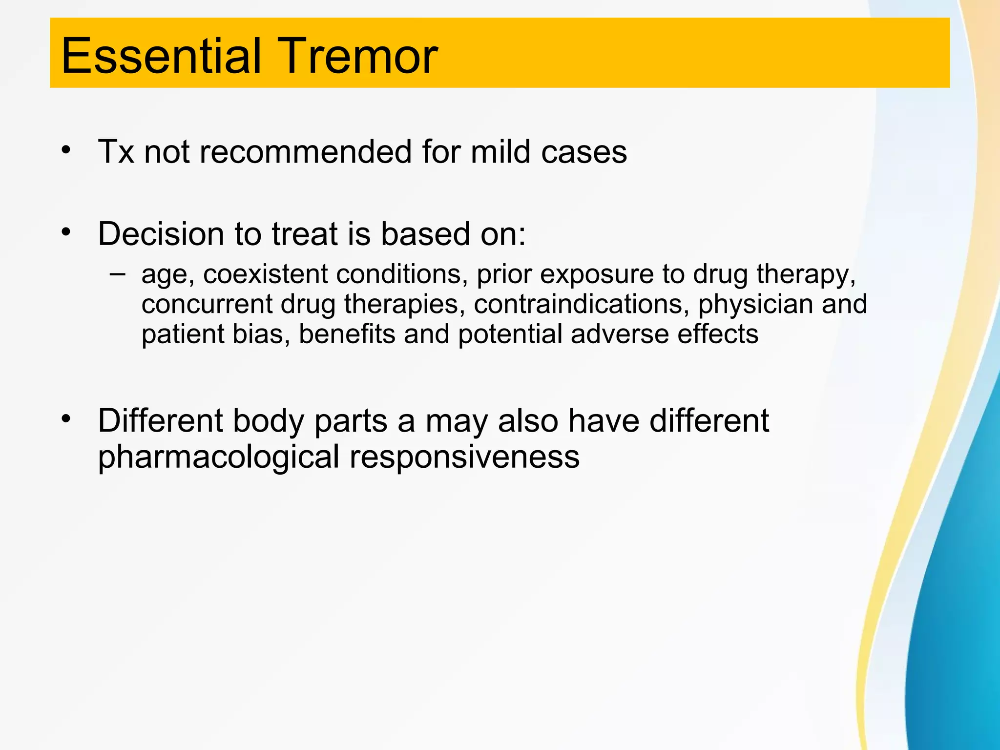 Differential diagnosis of tremors | PPT