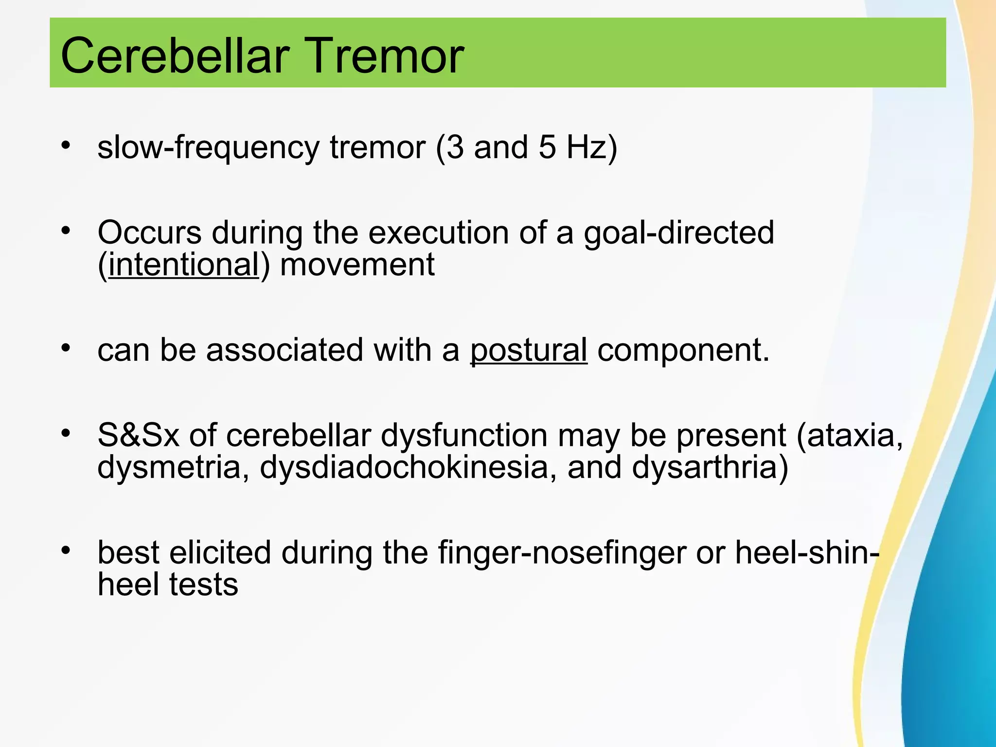 Differential diagnosis of tremors | PPT