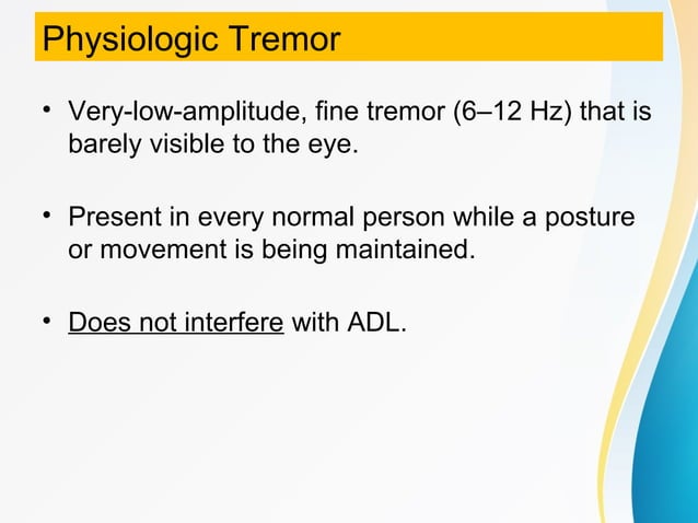 Differential diagnosis of tremors | PPT
