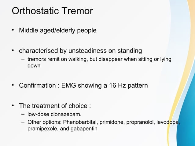Differential diagnosis of tremors | PPT