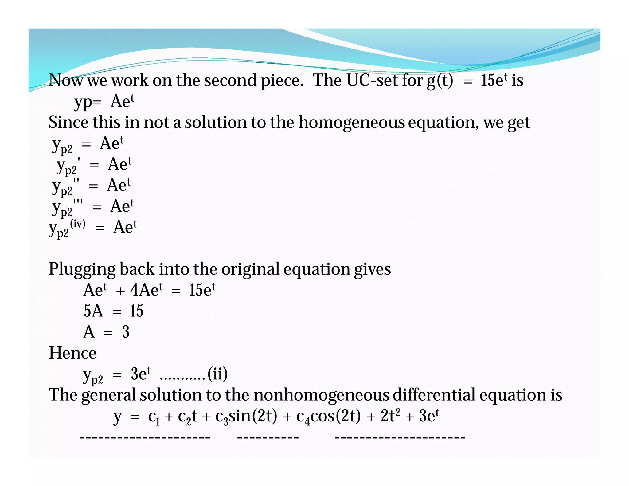 Higher Differential Equation | PDF