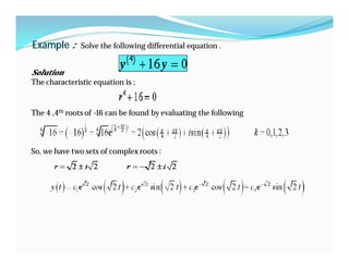 Higher Differential Equation | PDF