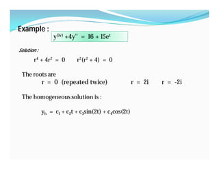 Higher Differential Equation | PDF