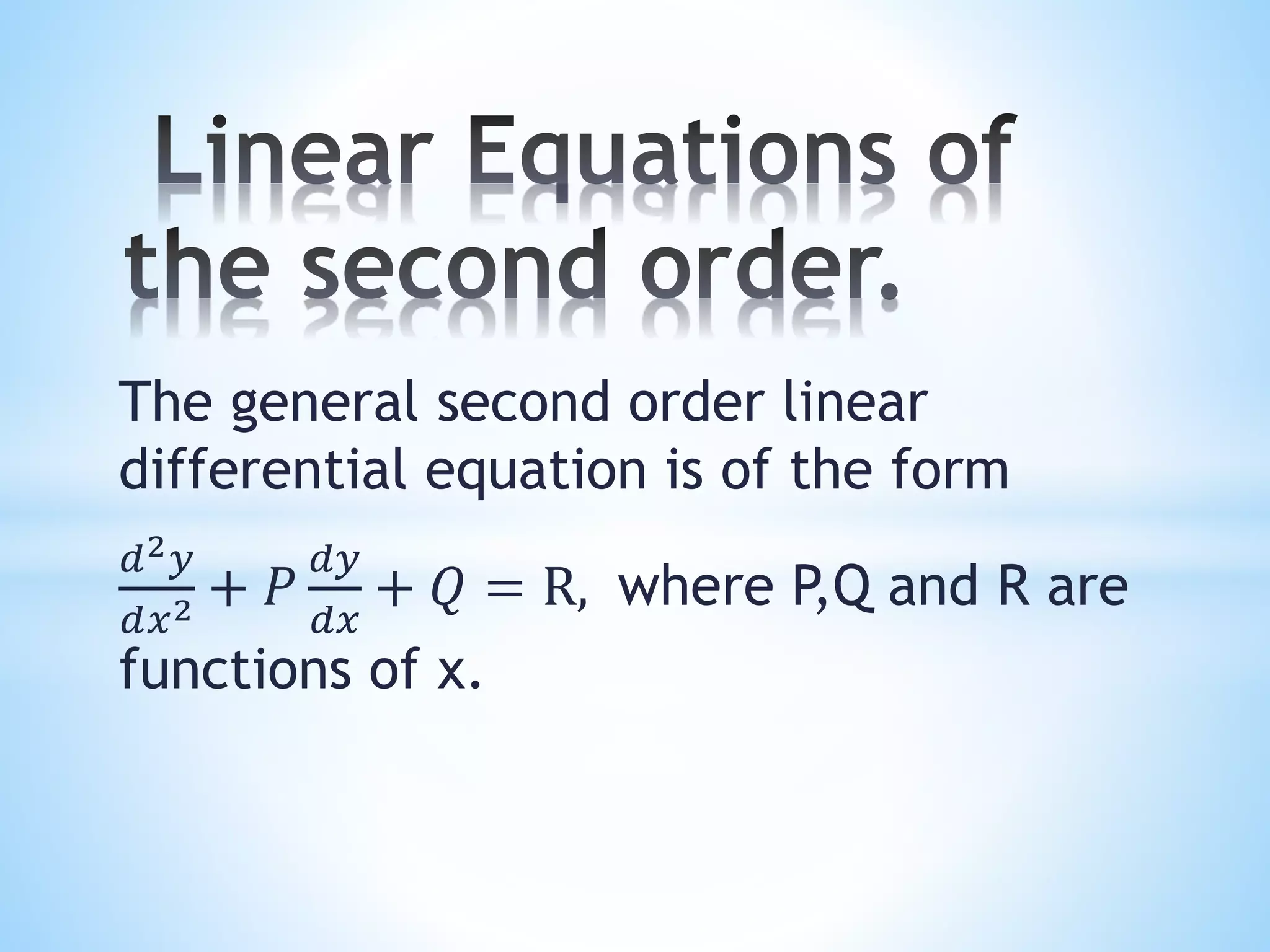 Differential equation | PPT