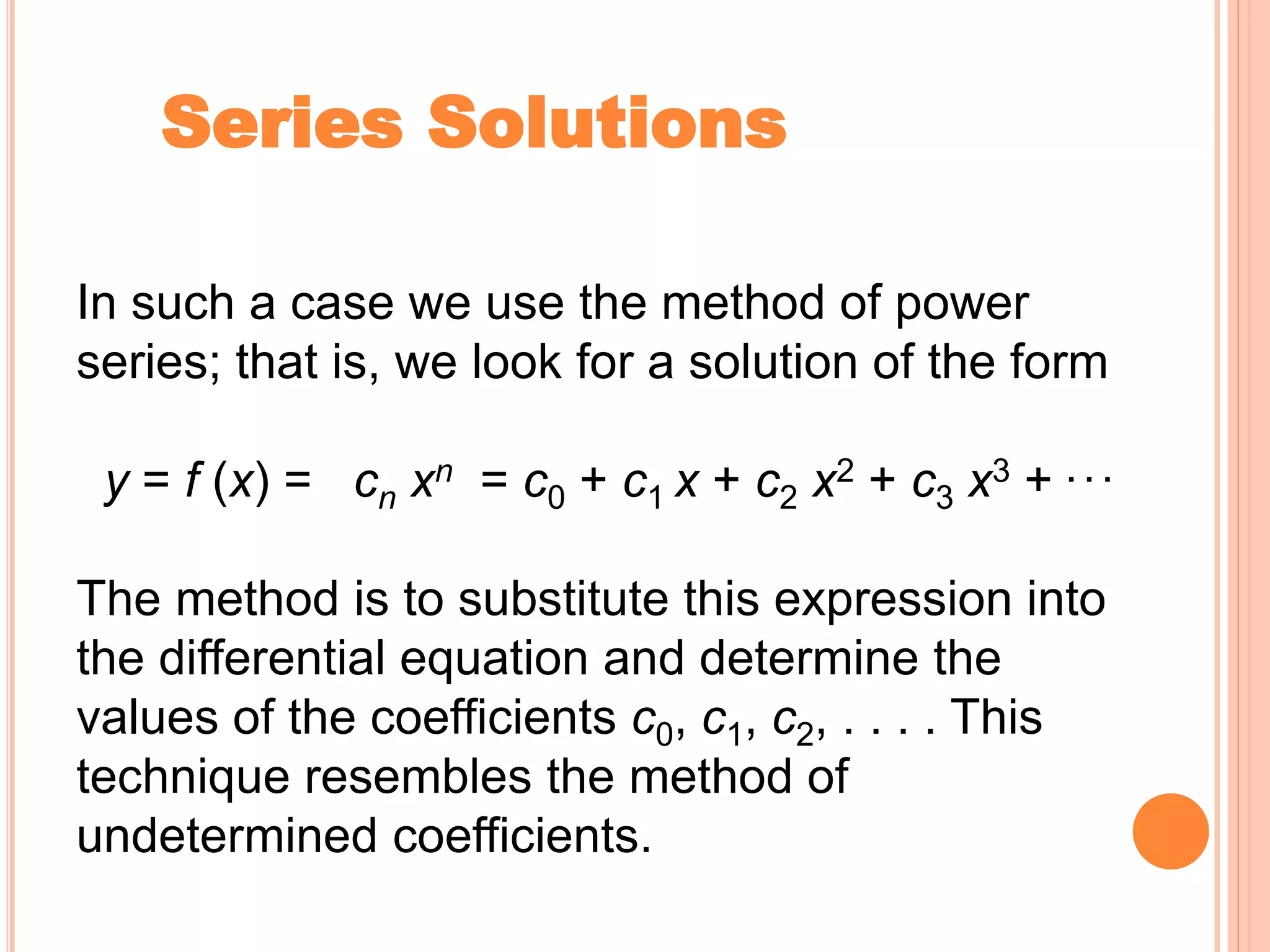 Differential equation | PPTX | Physics | Science