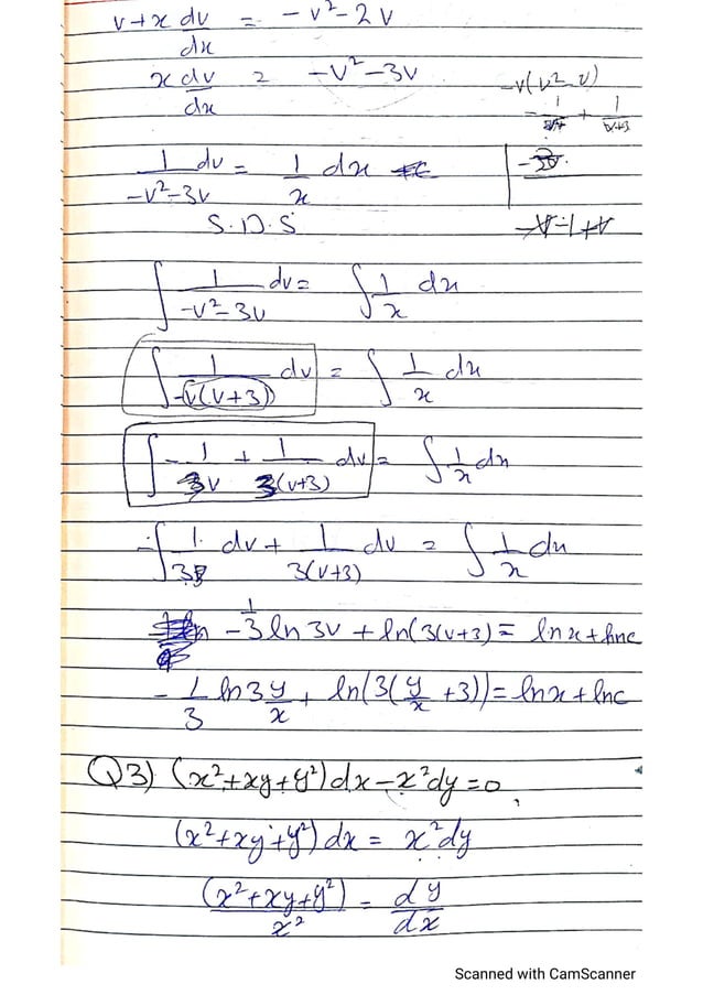 Differential equation handwritten notes in pdf | PDF