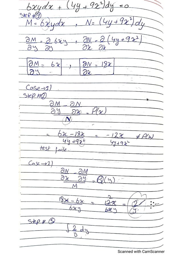Differential equation handwritten notes in pdf