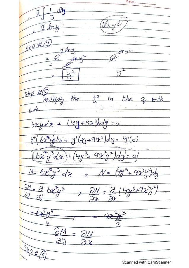 Differential equation handwritten notes in pdf